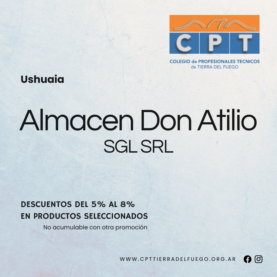 Almacen Don Atilio – Colegio de Profesionales Tecnicos